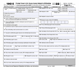 What is Form 1042-S? Tax reporting for foreign contractors - Trolley